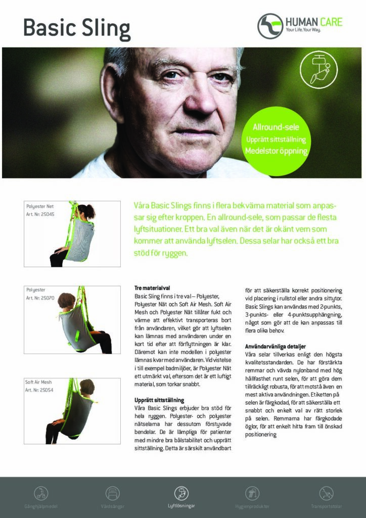 Basic Sling - Human care Sverige